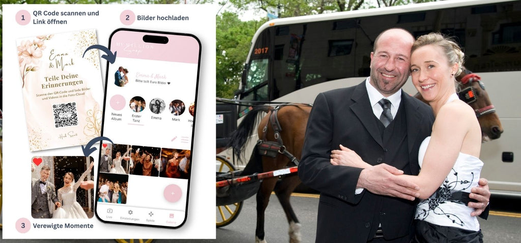 Hochzeitsfotos mit Dropbox oder QR-Code sammeln & teilen?